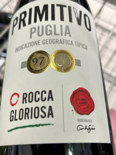 Rocca Gloriosa Primitivo | Vivino US