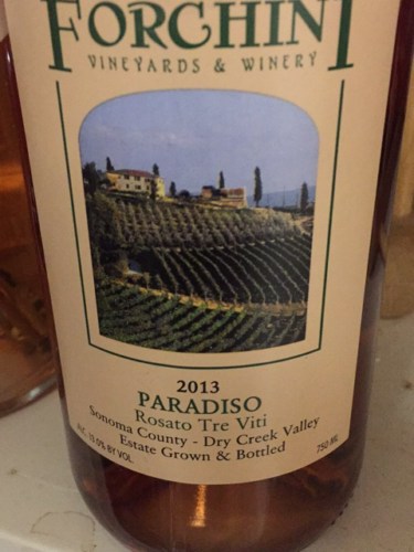 Forchini Vineyards & Winery Paradiso Rosato Tre Viti | Vivino US