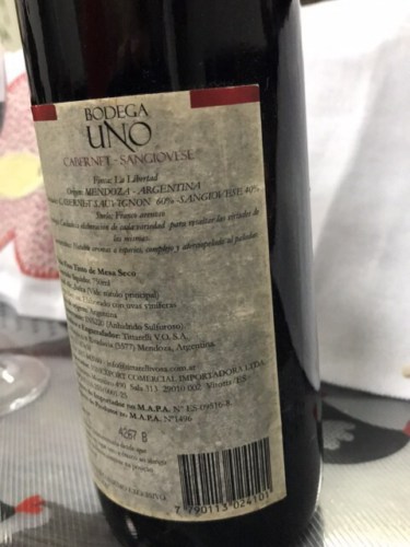Bodega Uno Cabernet Sauvignon | Vivino US
