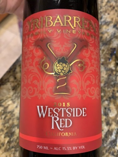 Yribarren Family Vineyards Westside Red | Vivino US