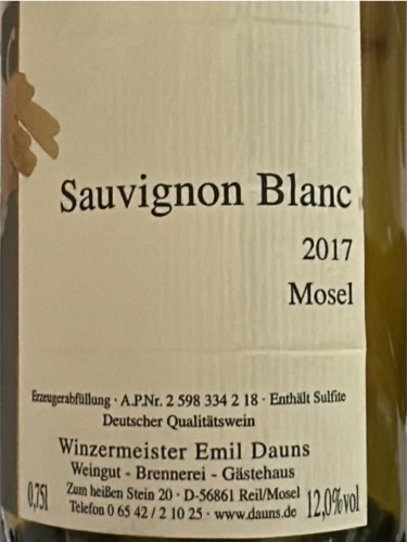 Dauns Sauvignon Blanc | Vivino US