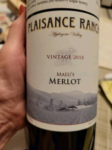Plaisance Ranch Malu's Merlot | Vivino US
