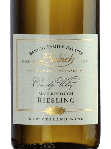 Babich Individual Vineyard Cowslip Valley Riesling | Vivino US