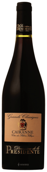 Le Domaine de la Presidente Cairanne Grands Classiques | Vivino Canada