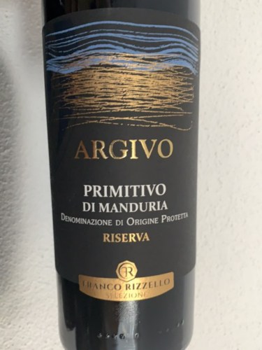 Franco Rizzello Argivo Primitivo di Manduria Riserva | Vivino Brasil
