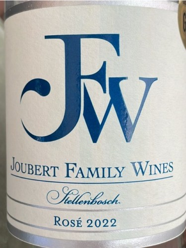 Joubert Family Wines Rosé | Vivino US