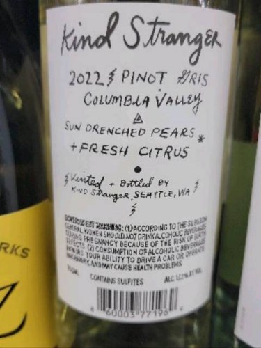 Latta Kind Stranger Pinot Gris | Vivino US