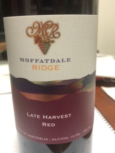 Moffatdale Ridge Late Harvest Red | Vivino US