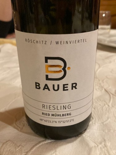 Weinbau Hermann & Maria Bauer Ried Mühlberg Riesling | Vivino US