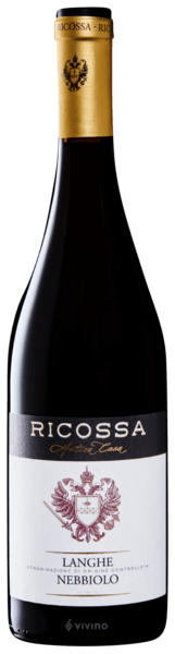 2015 Ricossa Langhe Nebbiolo | Vivino US