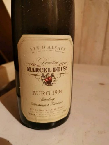 Marcel Deiss Burg Riesling Vendanges Tardives | Vivino US