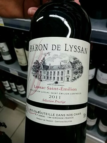 Baron de Lyssan Sélection Prestige Lussac-Saint-Émilion | Vivino US