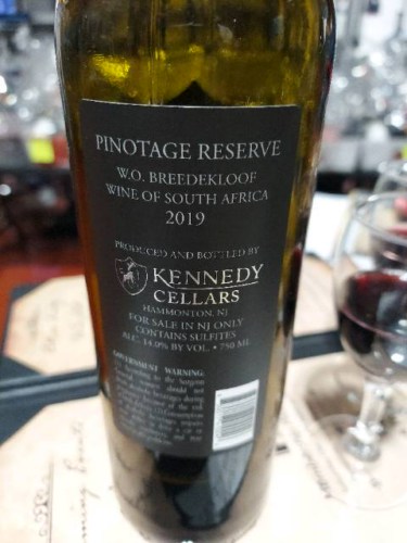Kennedy Cellars Pinotage Reserve | Vivino US