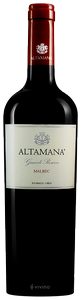 Altamana Grande Reserve Malbec | Vivino English