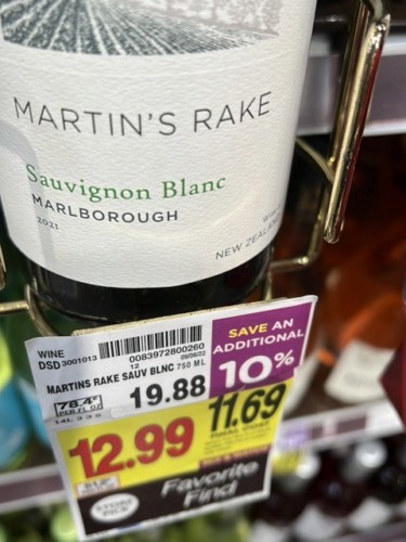 2021 Martin's Rake Sauvignon Blanc | Vivino US