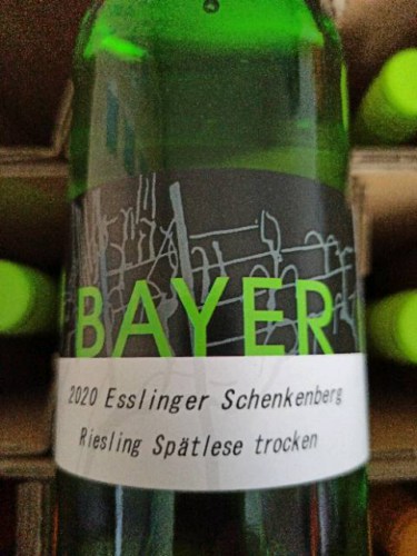Bayer Esslinger Schenkenberg Riesling Spätlese Trocken | Vivino US