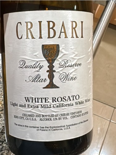 Cribari White Rosato | Vivino US