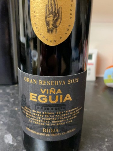 2012 Eguía Gran Reserva Rioja | Vivino US