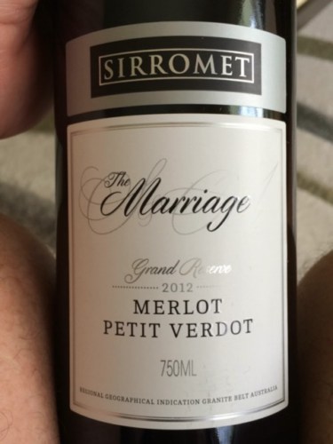 Sirromet The Marriage Grand Reserve Merlot - Petit Verdot | Vivino US