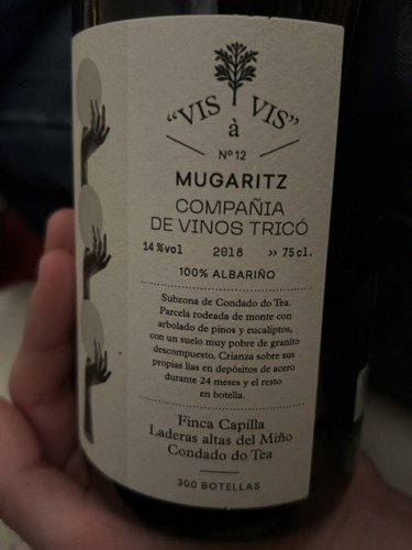 Castell d'Encus "Vis a Vis" Mugaritz Albariño | Vivino 日本