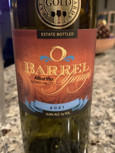Barrel Springs Albariño | Vivino US
