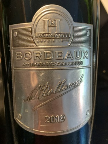 2019 Raymond Huet M.Rolland Bordeaux | Vivino