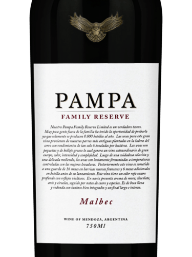 Pampa Family Reserve Malbec | Vivino English