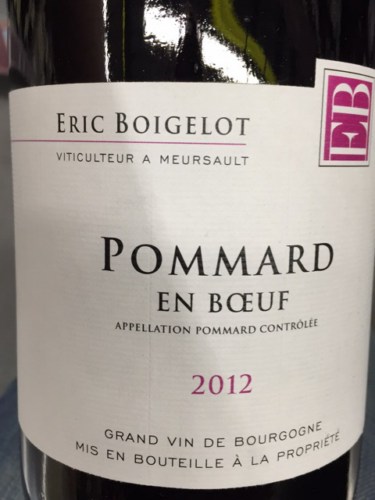 Eric Boigelot Pommard 'En Boeuf' | Vivino US