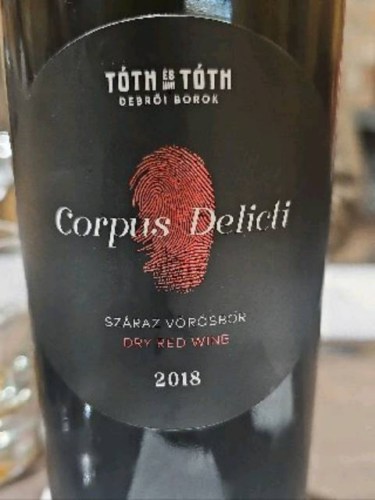 Tóth & Tóth Corpus Delicti | Vivino US