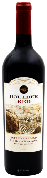 South Coast Winery Wild Horse Peak Select Big Rock Reserve Boulder Red ...