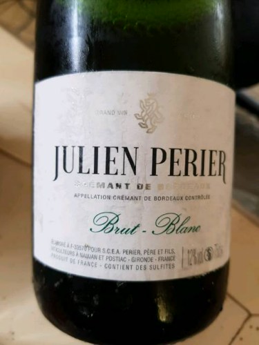 Domaine d'Arpaillan Julien Perier Crémant de Bordeaux Brut Blanc ...