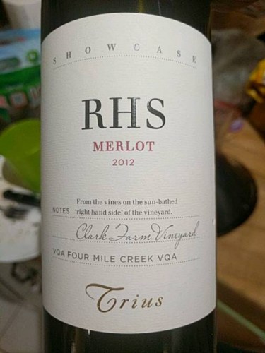 2021 Trius Showcase RHS Clark Farm Vineyard Merlot | Vivino US