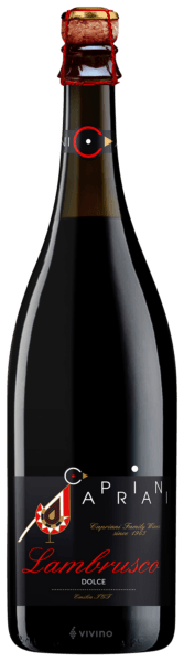 Capriani Lambrusco Rosso Dolce | Vivino US