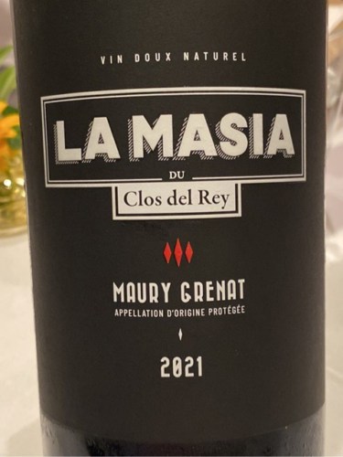 Clos del Rey La Masia Maury Grenat | Vivino US