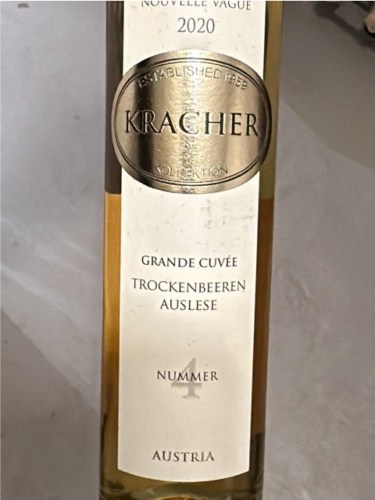 Kracher Grande Cuvée Nummer 4 Nouvelle Vague Trockenbeerenauslese ...
