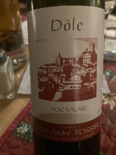 Famille Marc-Andre Rossier Dôle | Vivino Australia
