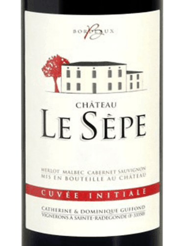 Château le Sèpe Cuvée Initiale Bordeaux | Vivino US