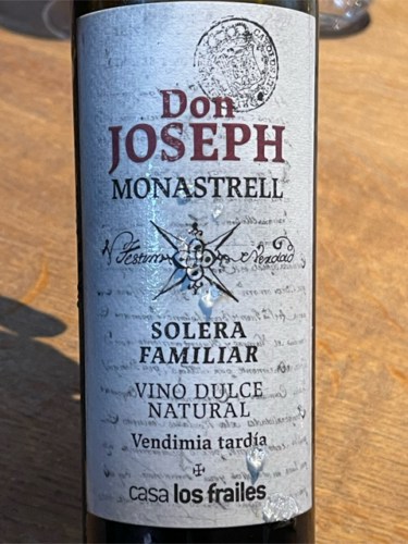Los Frailes Solera Familiar Don Joseph Monastrell Dulce Natural | Vivino US
