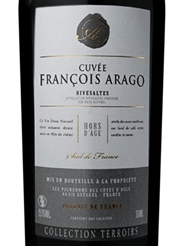 Les Vignobles des Côtes d'Agly Cuvée Francois Arago Hors d'Age | Vivino ...