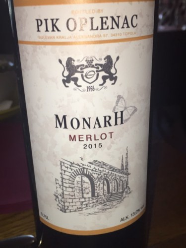Pik Oplenac Monarh Merlot | Vivino US
