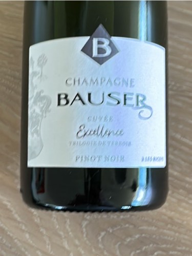 Champagne Bauser Cuvée Excellence Pinot Noir Champagne | Vivino US