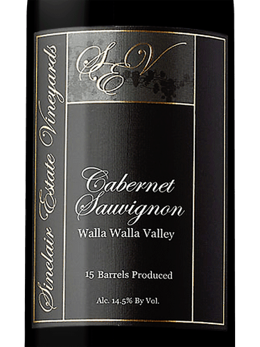 Sinclair Estate Vineyards Cabernet Sauvignon | Vivino US