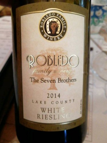 Robledo Family The Seven Brothers White Riesling | Vivino US
