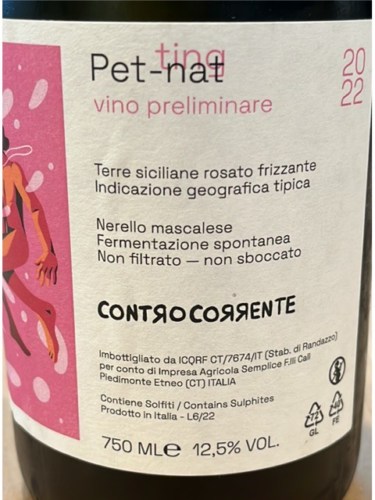 ControCorrente Pet-Nat Rosato | Vivino US