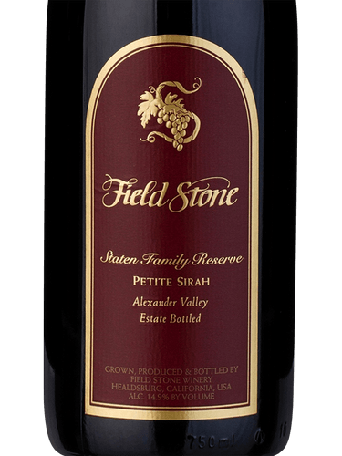 Field Stone Staten Family Reserve Petite Sirah | Vivino