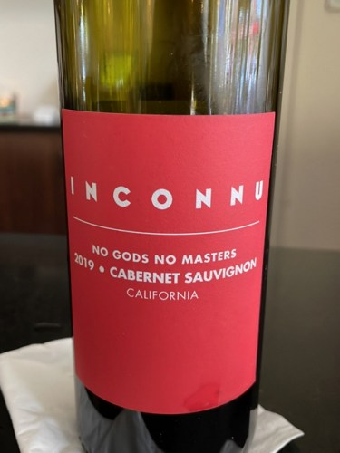 Inconnu No Gods No Masters Cabernet Sauvignon | Vivino English