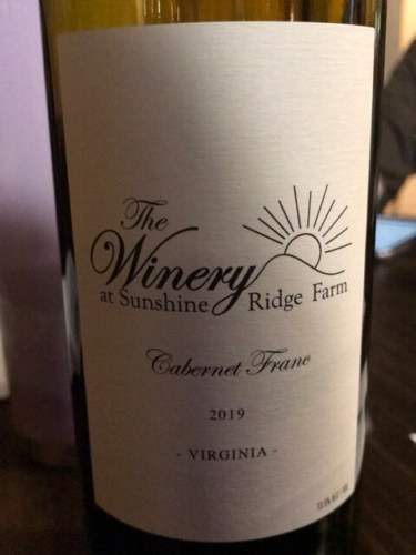 The Winery at Sunshine Ridge Farm Cabernet Franc | Vivino US