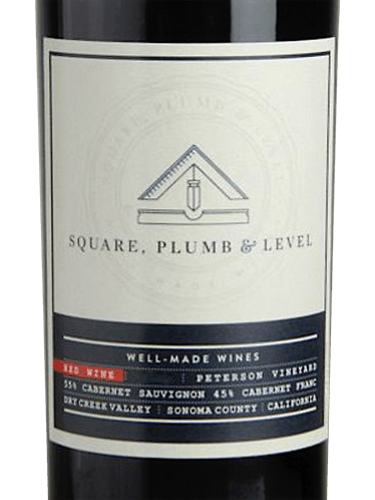 Square, Plumb & Level Peterson Vineyard Red Blend | Vivino English