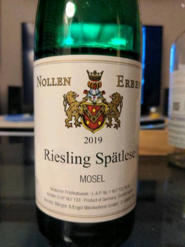 A Nollen Erben Riesling Spätlese | Vivino English