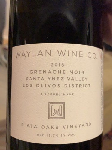 Waylan Wine Co. Rita Oaks Vineyard Grenache Noir | Vivino US